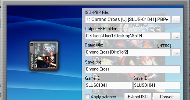 Tiny Boot's PSX2PSP eBoots (PBP) shrunk with PocketISO: PSX2PSP ...