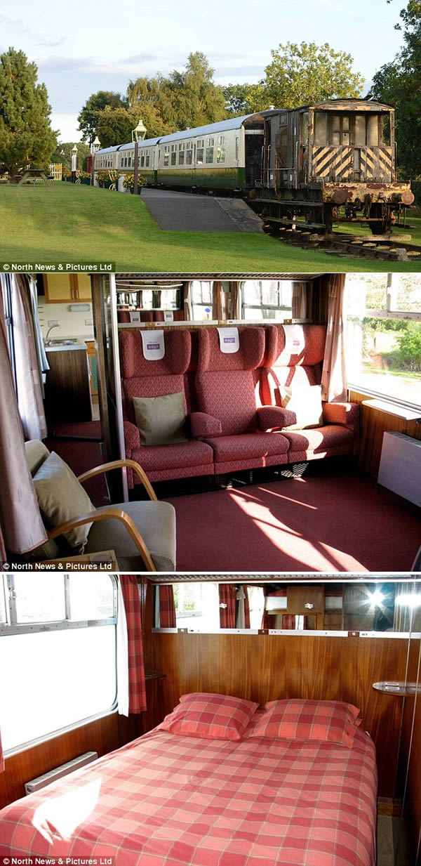 Ananth: Railway carriages into Holiday Homes