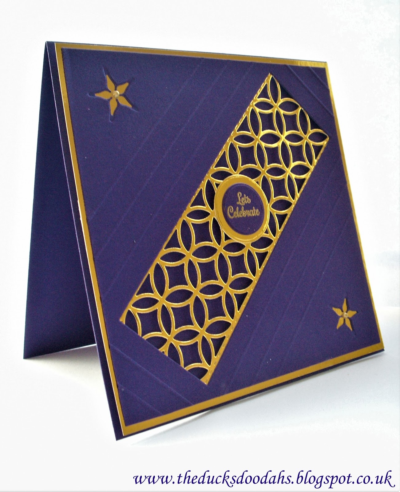 The Ducks Doodahs ......(Tales from a happy crafter): Triple Purple