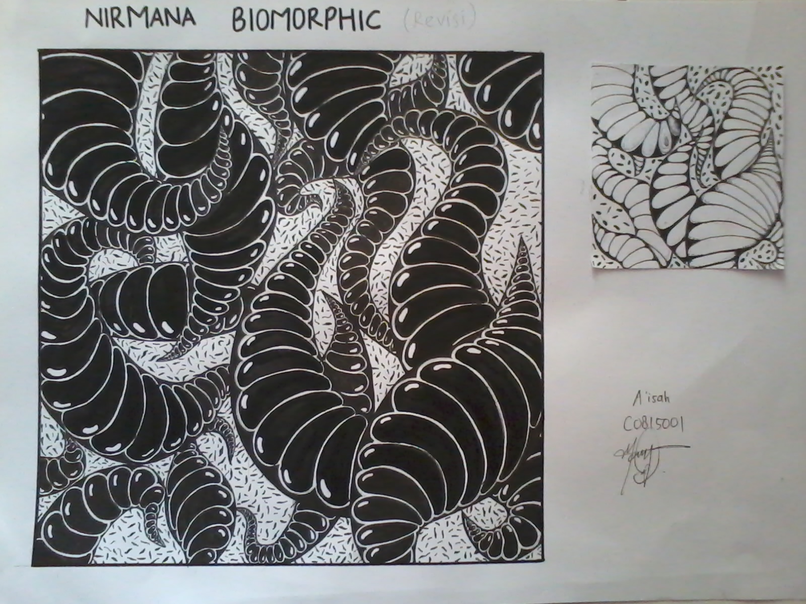 Nirmana dwimatra biomorfik - Desain Interior UNS