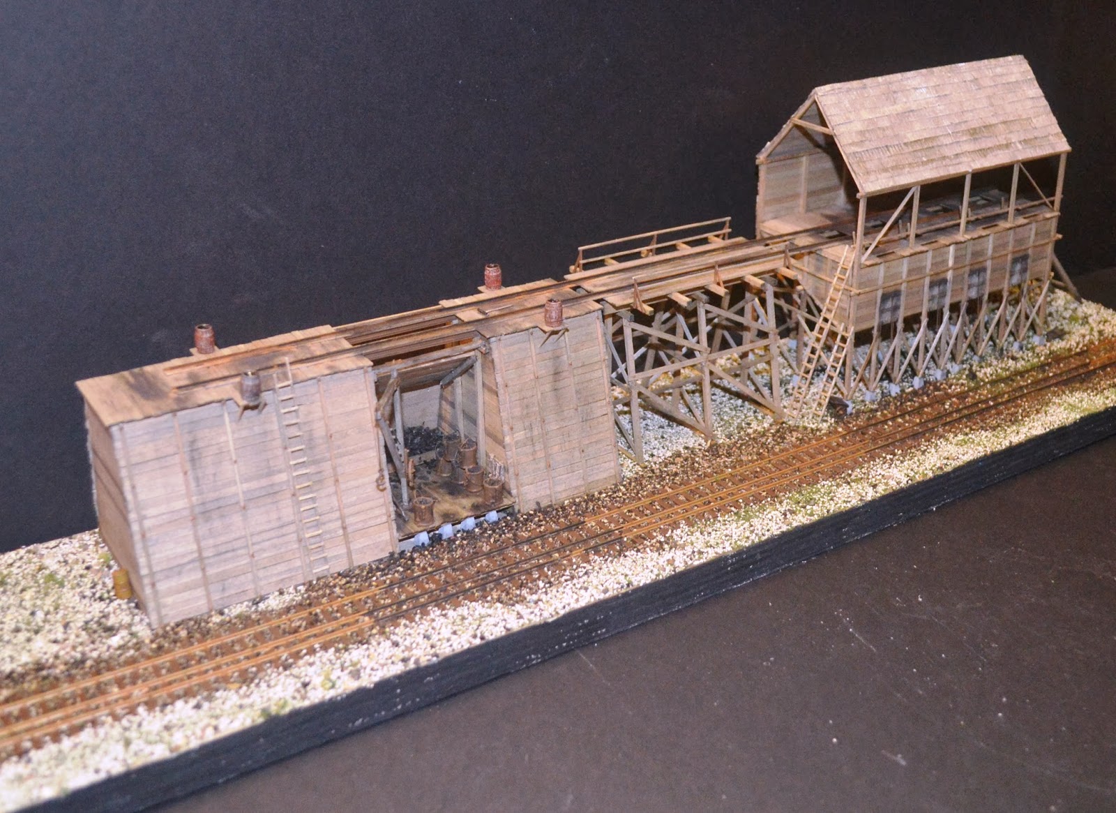 Nirvana Valley Model Railroad: Fine Scale Miniature Coal Dock #155