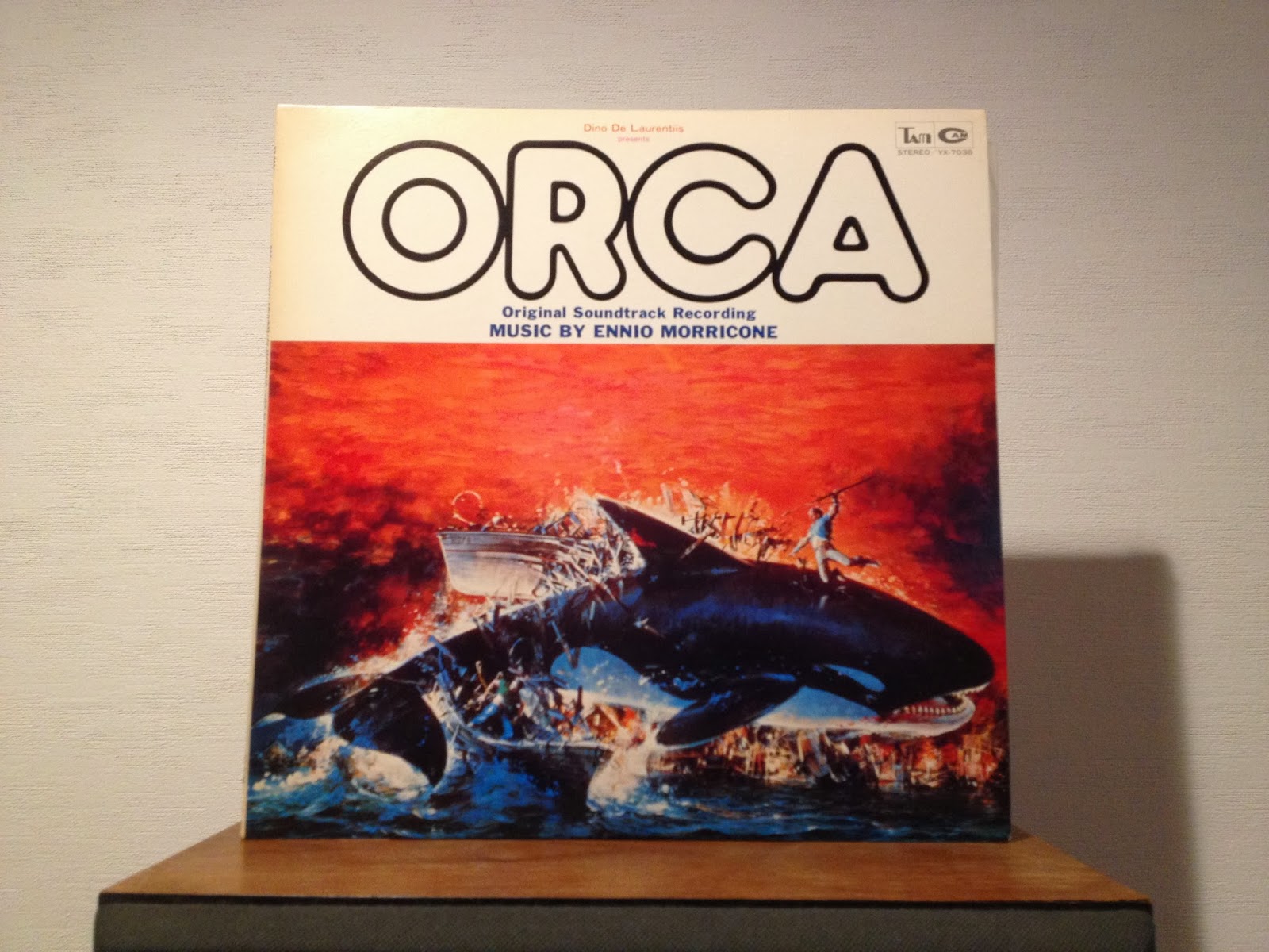 pirate's choice: ENNIO MORRICONE / O.S.T. ORCA (1977)TAM(JAPAN) .LP