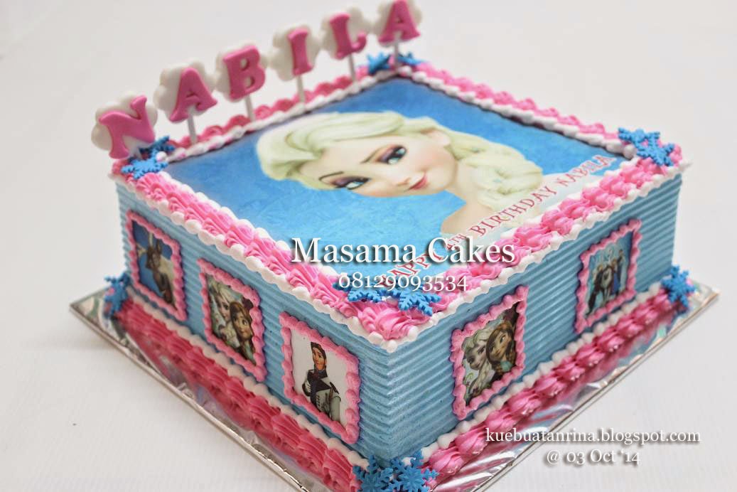 Masama Cakes: Frozen Birthday Cake For Nabila ....