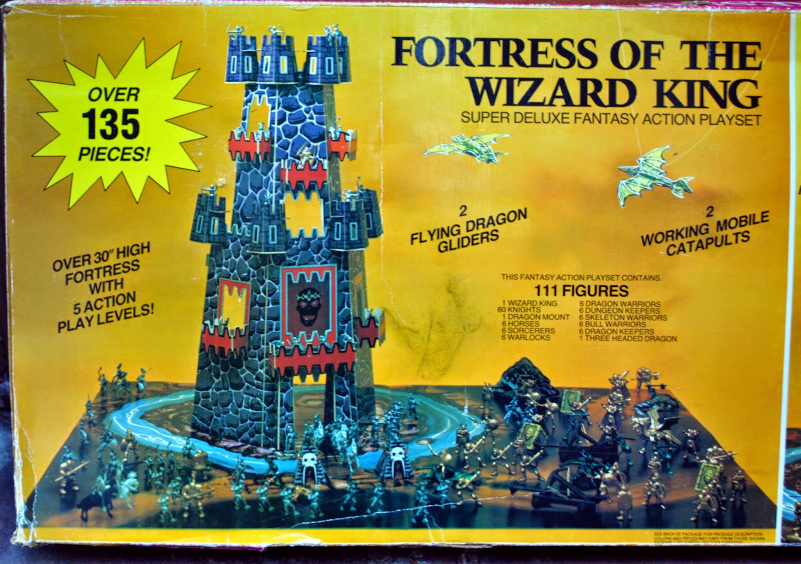 Fantasy Toy Soldiers: HELM TOY: Demon / Dragon / Wizard King Playsets