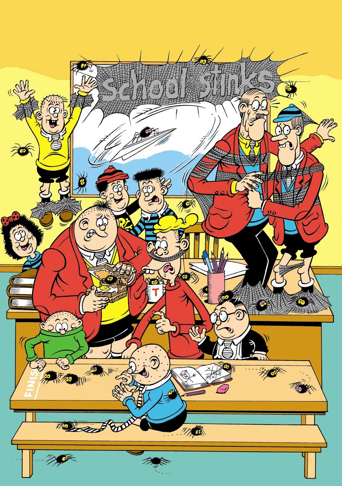 Mychailo Kazybrid's Character Creation: Bash St. KIds Spider Puzzle page