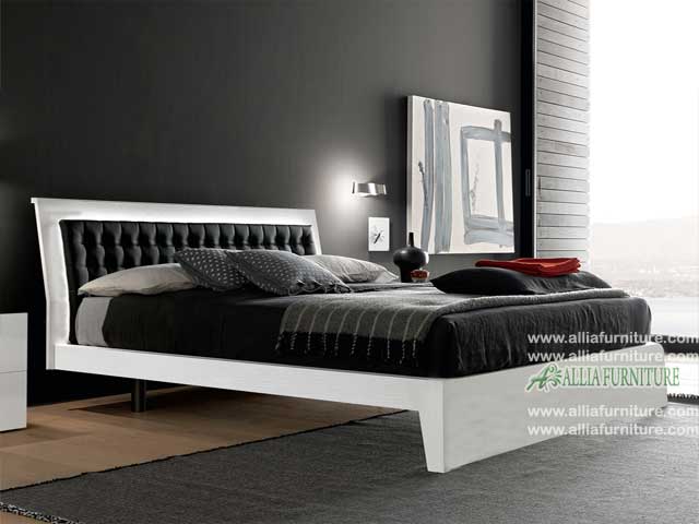 Tempat tidur minimalis modern model jazz - Allia Furniture