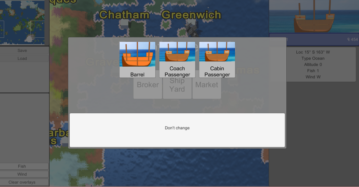 The Making of a Ham: Dev Blog- Sea Trading Game. Angled camera ...