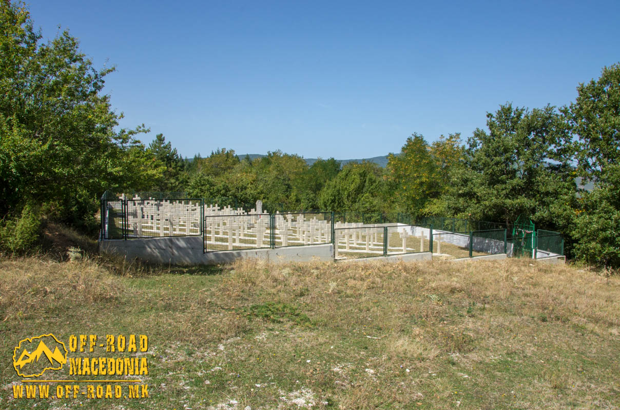 Bulgarian military WW1 cemetery in Capari village, Municipality of Bitola