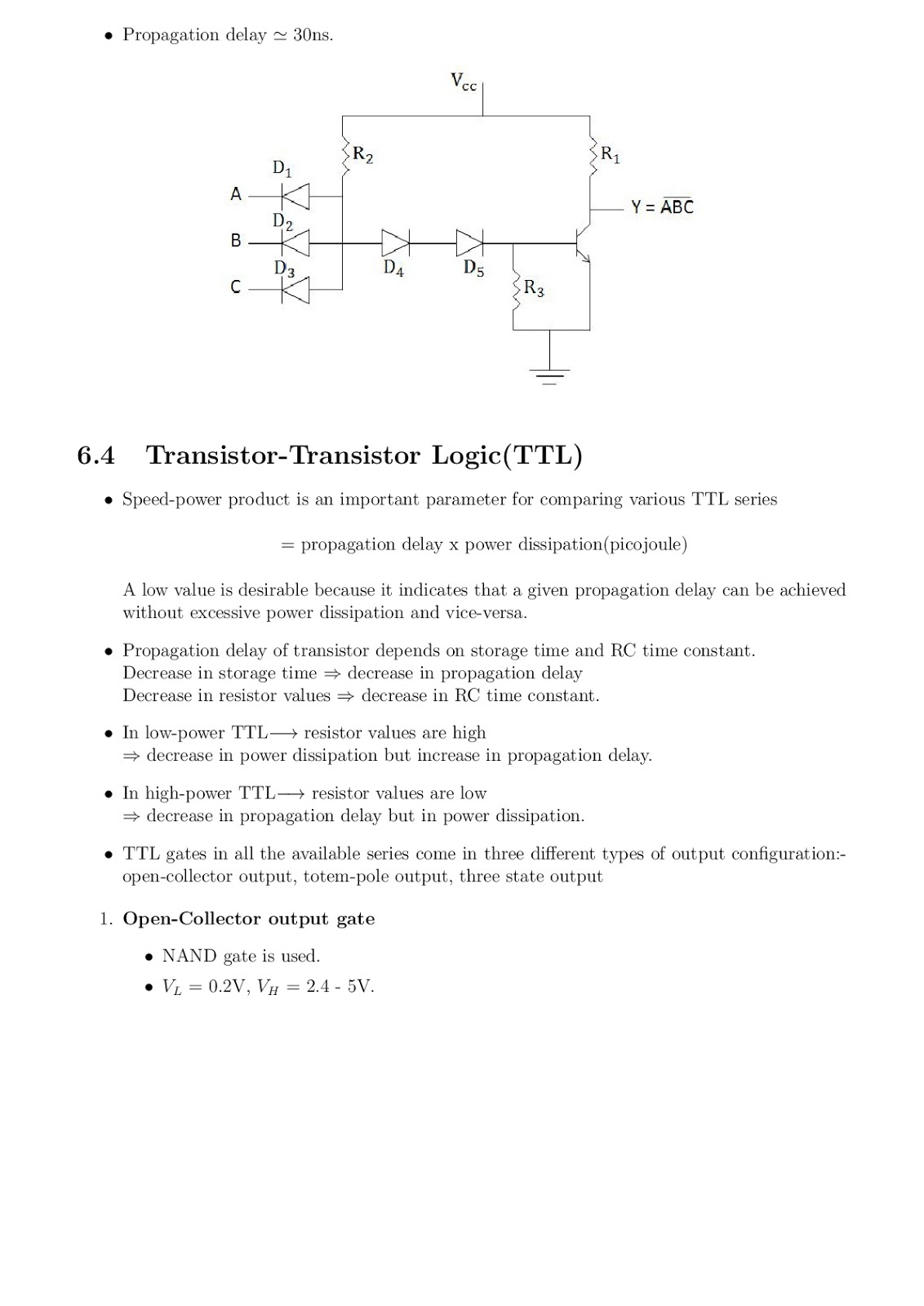 Digital Electronics: Digital Integrated Circuit
