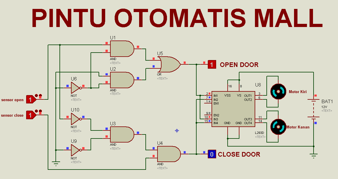 SIMULASI RANGAKAIAN DIGITAL PINTU OTOMATIS MALL MENGGUNAKAN APLIKASI ...