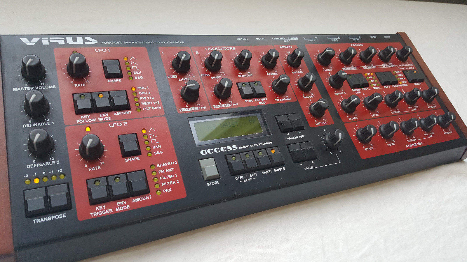 MATRIXSYNTH: Original ACCESS VIRUS A SN D19802153