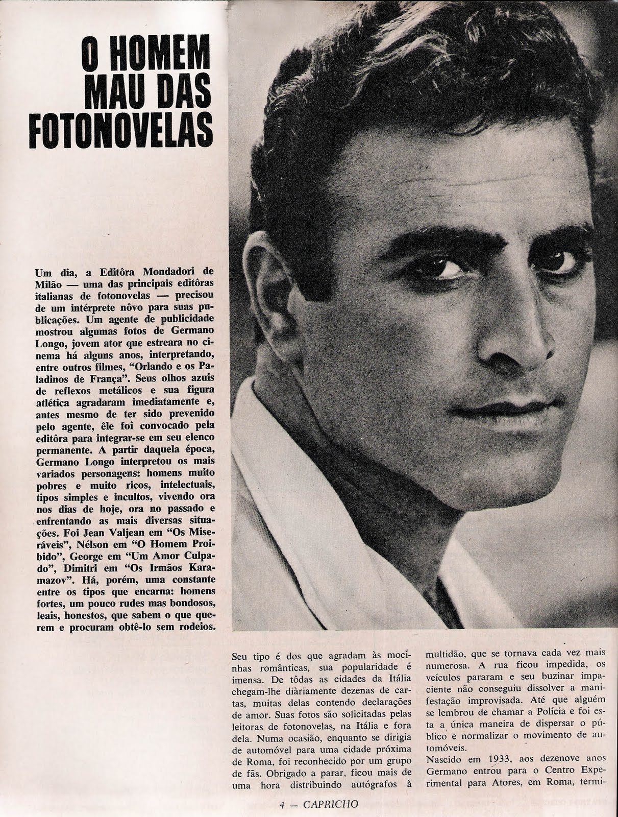 Acervo João Piol Revistas de Fotonovela: Germano Longo