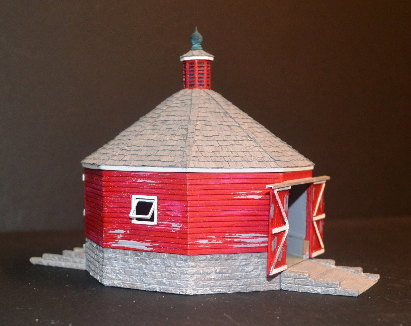 Nirvana Valley Model Railroad: Octagon Barn, 3D Printed, Down on the ...