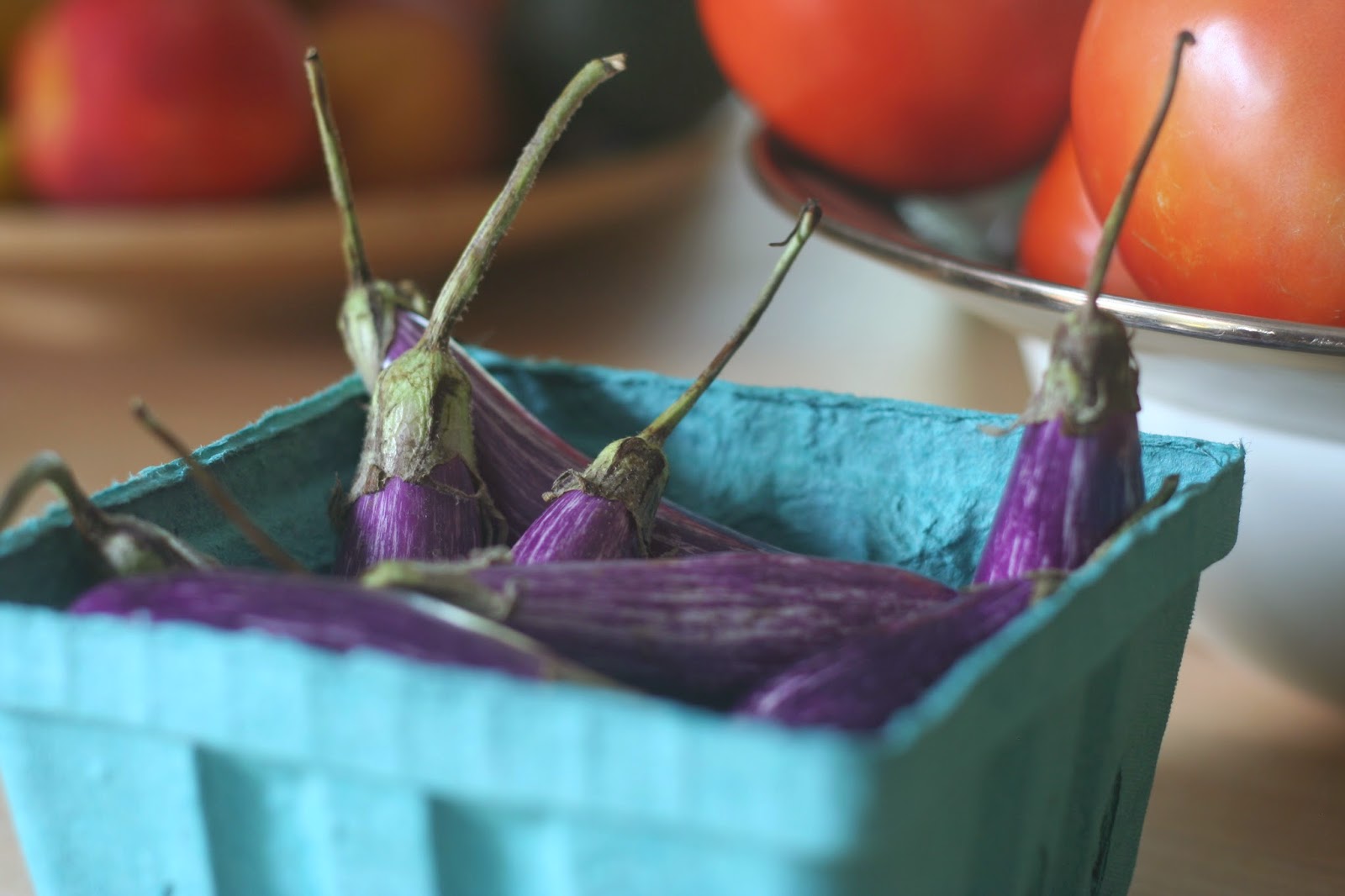 Roasted Mini Eggplants ~ Healthy Eating for Ordinary People