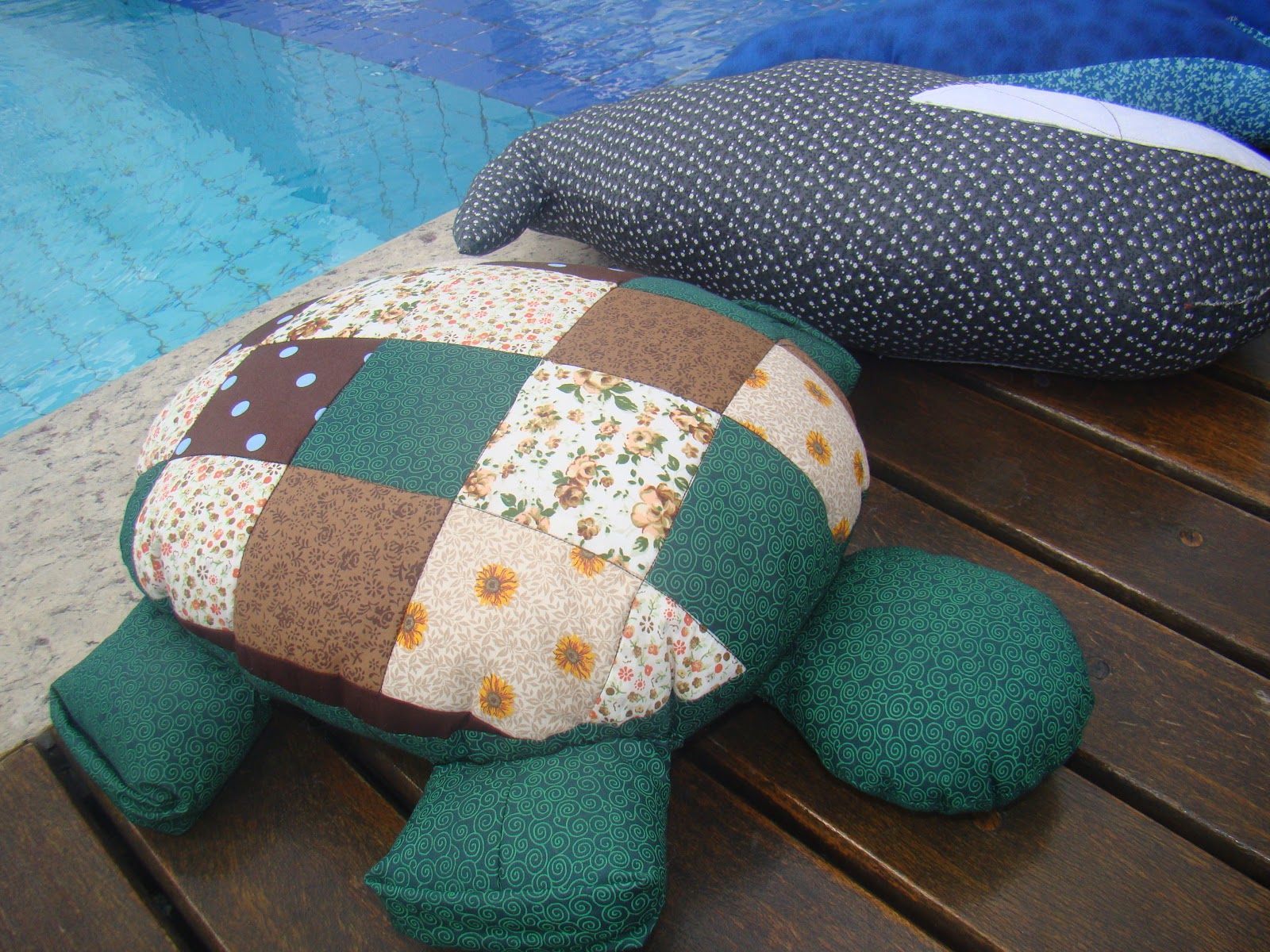 Stella Hoff Patchwork: Almofadas bicho do mar!