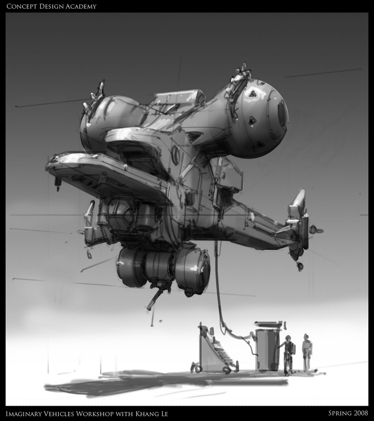 Concept Design Academy: "Sci Fi Mech Design" with Khang Le on Feb. 26~!!