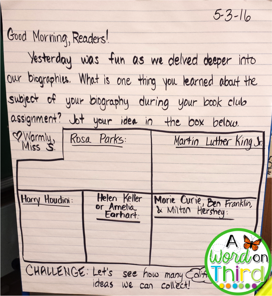 How To Quickly Make Morning Messages SENSATIONAL A Word On Third how-to-quickly-make-morning-messages-sensational-a-word-on-third
