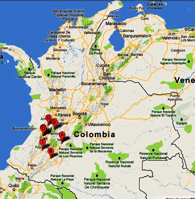 Noticias, Arte, Cultura y Turismo: Mapa vial actualizado Colombia