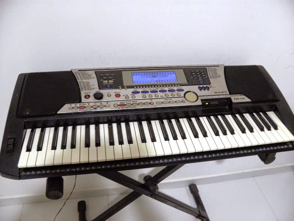 Teclado Yamaha PSR 550 - Aceito Cartão - DIÁRIO POTIGUAR