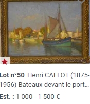 historic-marine-france: CALLOT Henri Eugène peintre officiel de la marine