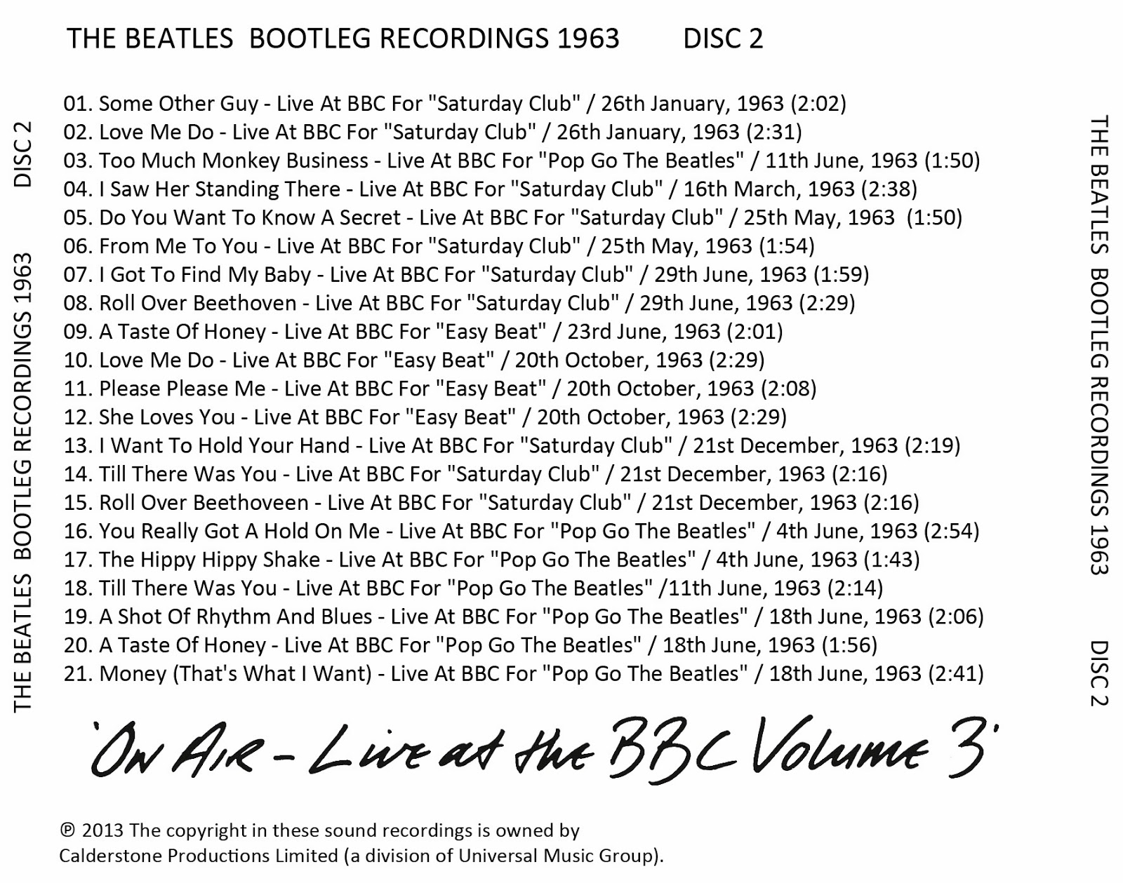 Beatles Cds Bootleg Databases