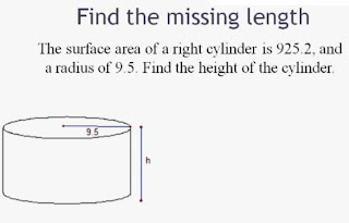 Amy Bunnell's Math Portfolio: 12.2- Surface Area of Cylinders and Prisms