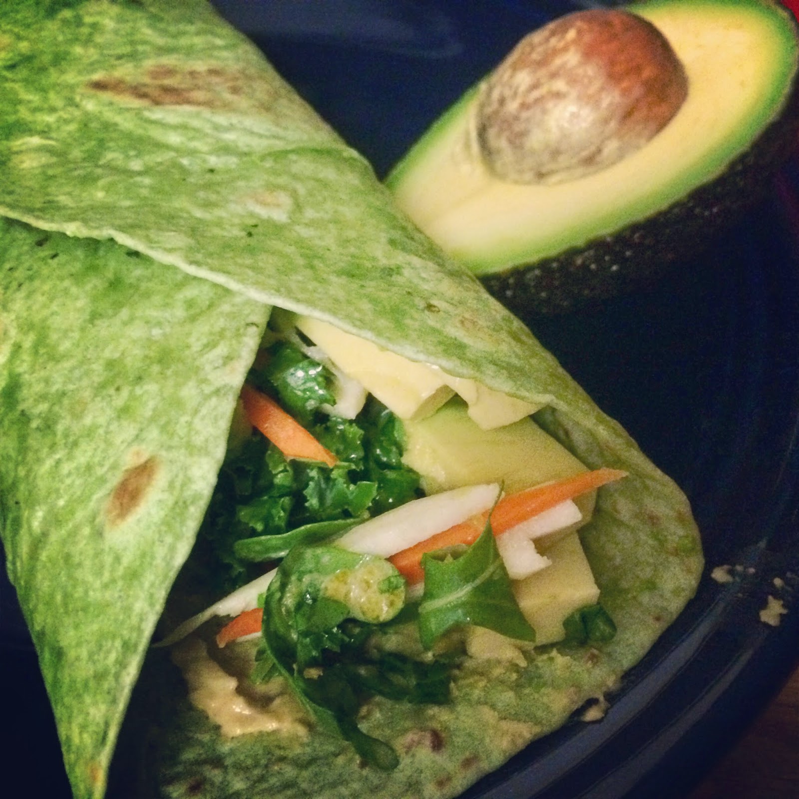 The Baking Yogi: Kitchen Adventures; Mango Tahini Wrap