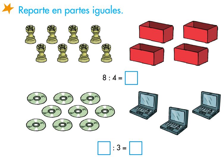LAS COSAS DE 3º C: PARA DIVIDIR HAY QUE REPARTIR