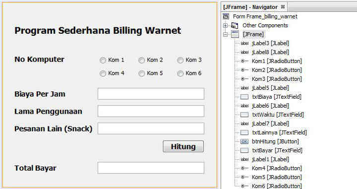 Membuat program billing warnet dengan java - volvancouver