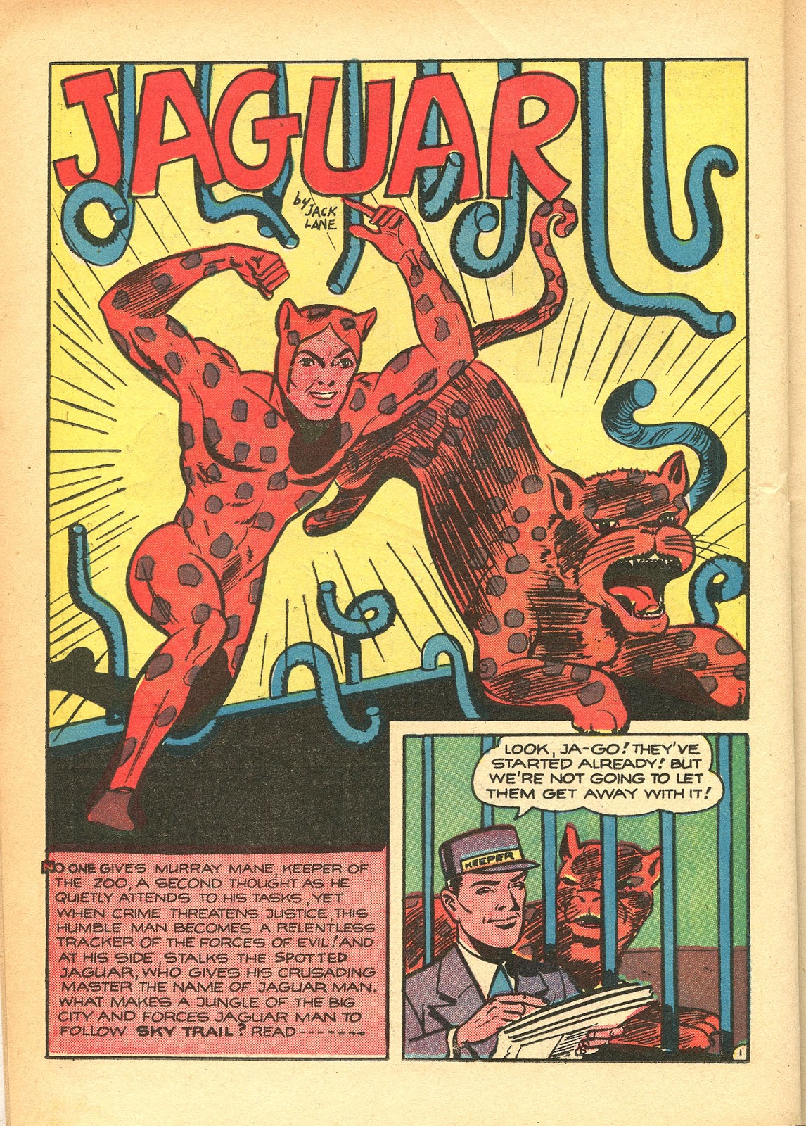 Four-Color Shadows: Jaguar-Jack Lane-1946