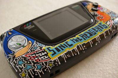 Custom Game Gear "SONIC" - Entertaining in My Home