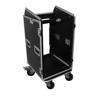 Pro X Cases: 18 Space Amp Rack 10 Slanted Top 18U 10U Mixer DJ Combo ...