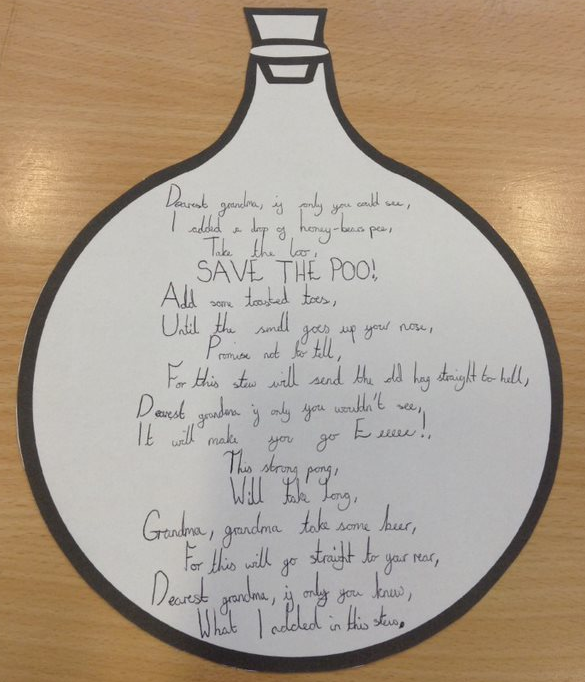 Year 4 Iveson Blog: Marvellous Medicine Poems