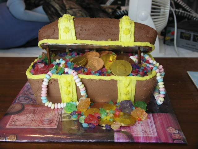 Jon & Holli's DIY: Treasure Chest Cake
