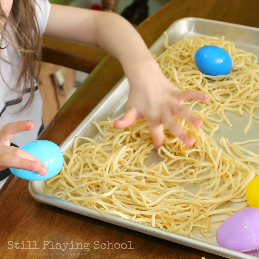 Sensory Nest Building | Still Playing School