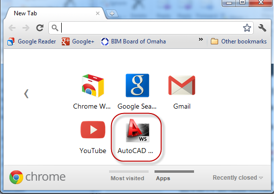 The Lazy Drafter: AutoCAD WS and Google Chrome