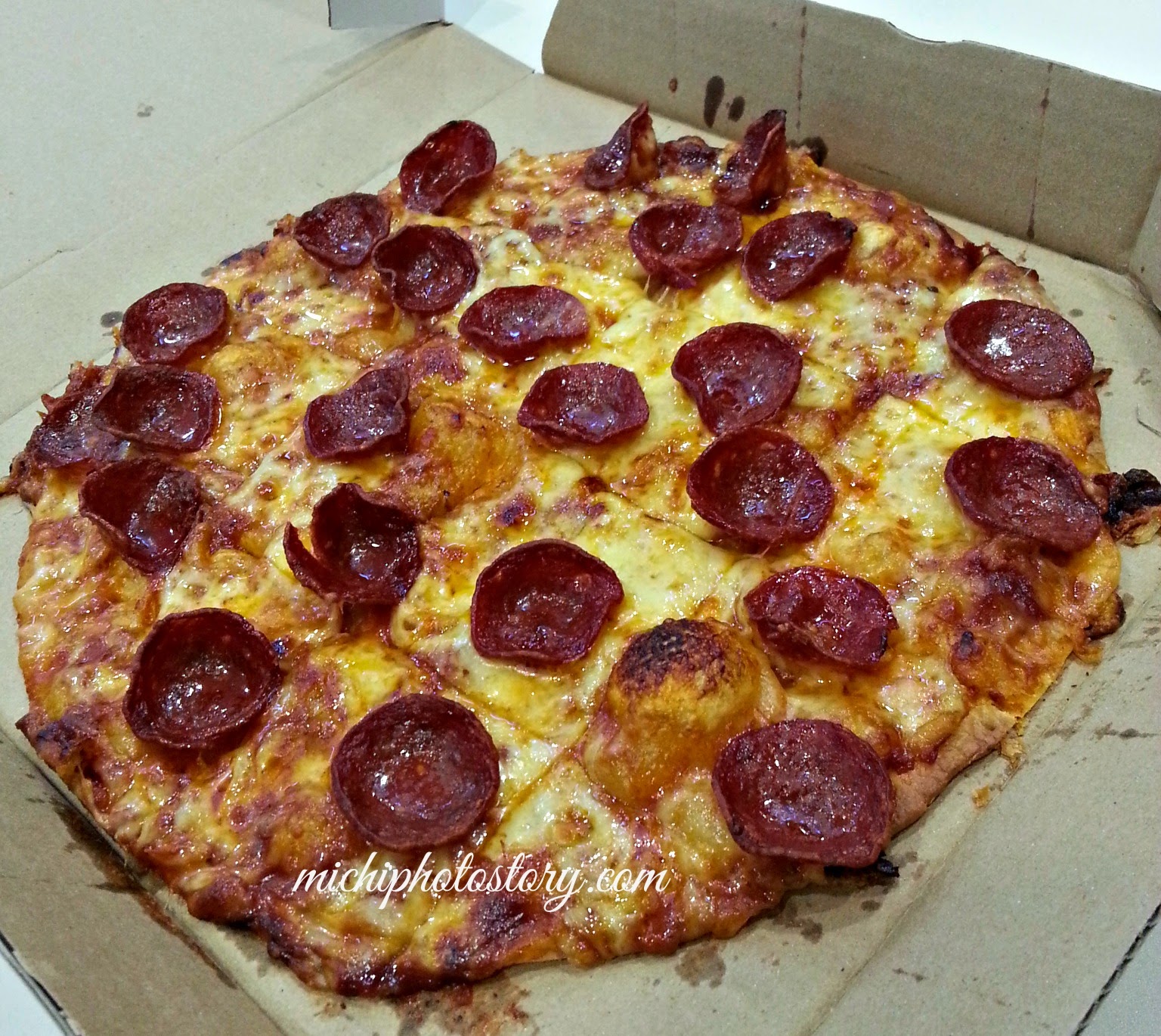 Michi Photostory: Lunch at Domino’s Pizza