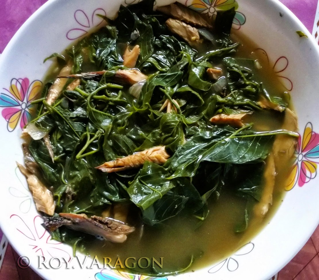 alukon leaves stew with smoked fish ~ PINAKBET REPUBLIC