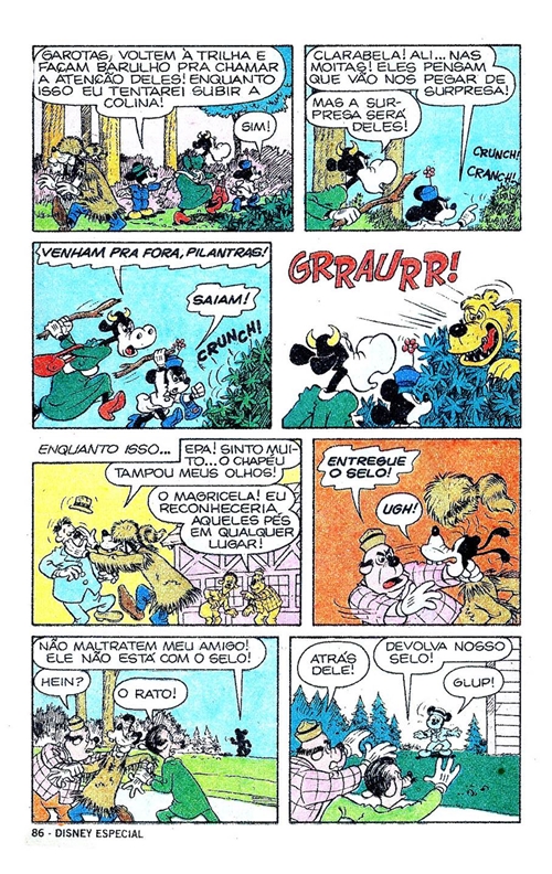 MICKEY E PATETA EM UM SELO MUITO ESPECIAL-LEITURA DE QUADRINHOS ONLINE