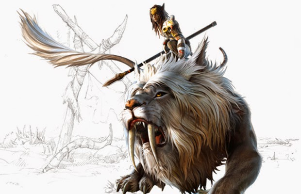 Panda's Lair: a Gamer's Blog: 5e Playtest: Path of the Totem Warrior, Lion