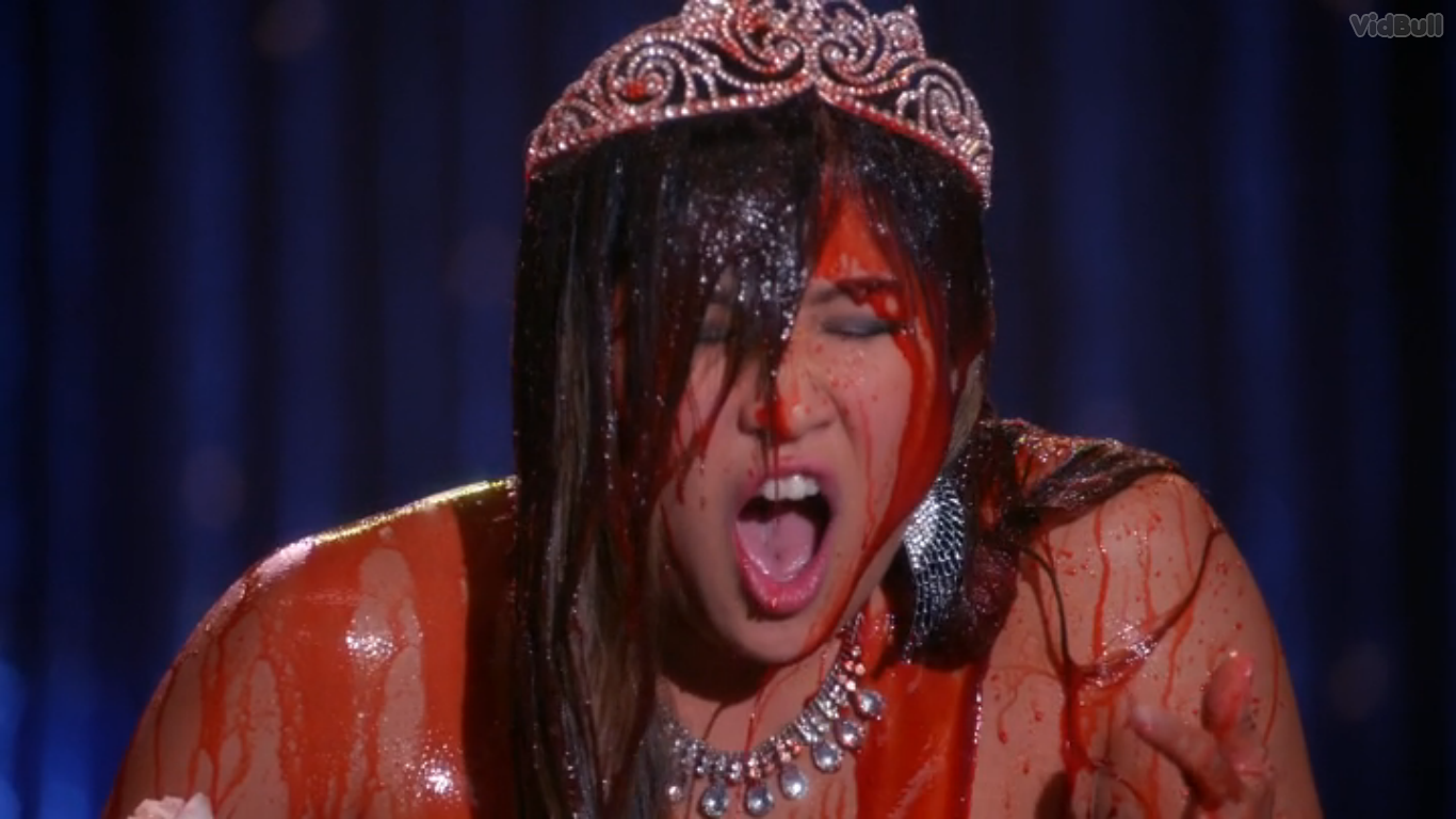 In true sisterhood, the glee girls and Unique, cleaned Tina up and lent ...