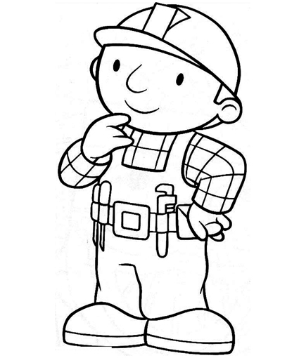Bob the Builder Coloring Pages - Colouring for Kids