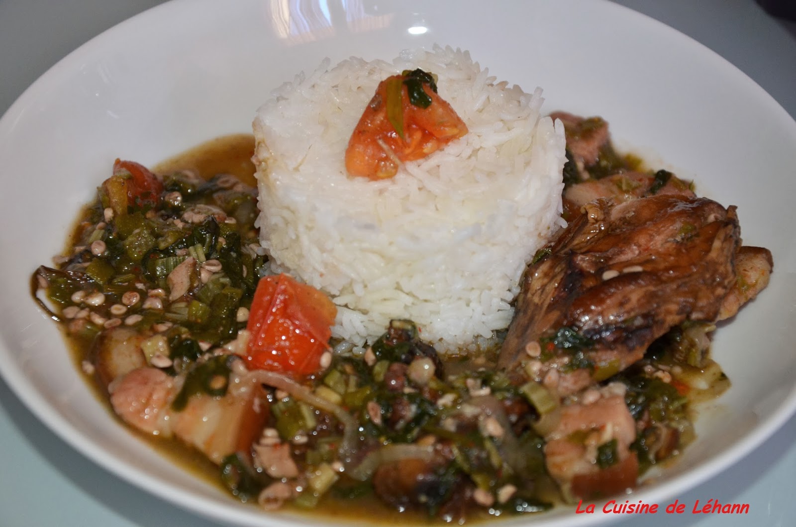 La Cuisine De Léhann: Calou au poulet boucané