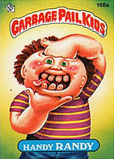 All Things Pop Culture: Garbage Pail Kid Of The Week - Handy Randy