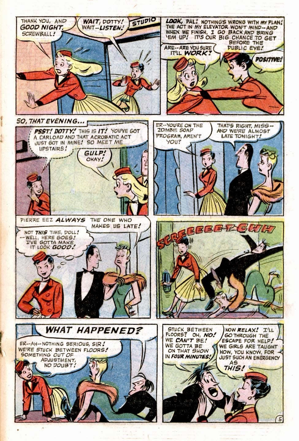 Ominous Octopus Omnibus: Dizzy Dames #3 ( American Comics Group )