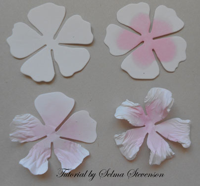 Selma's Stamping Corner and Floral Designs: Pink Flower Tutorial