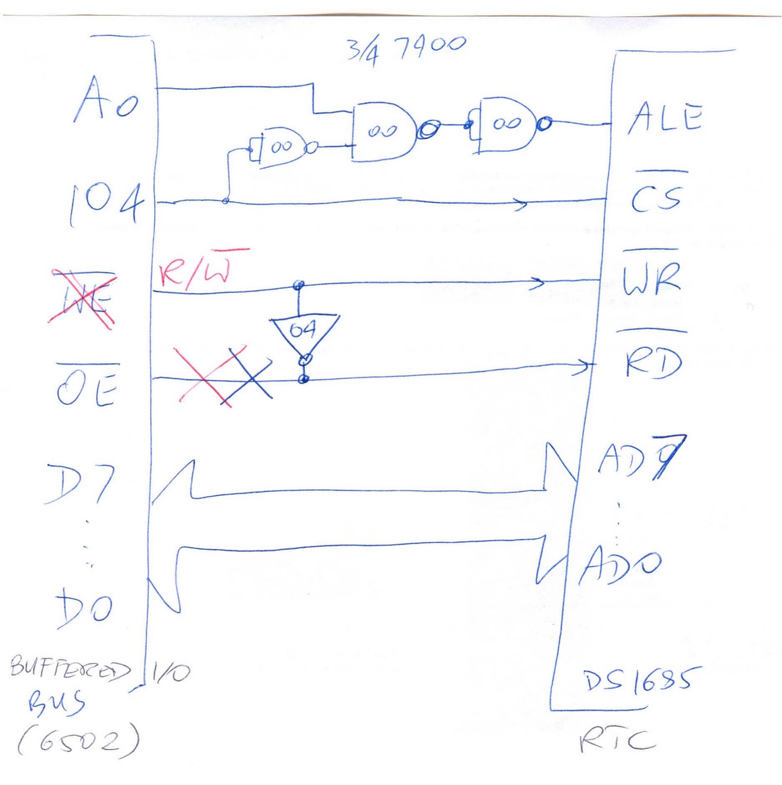 Homebrew Computers: MKHBC-8-R1 and RTC DS-1685 or interfacing mux-bus intel architecture chip to ...