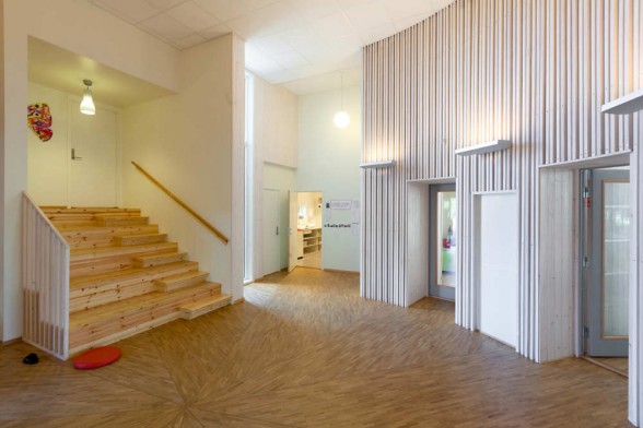 Day Care Center, A Modern Architectural Design Is Calendula Petal ...