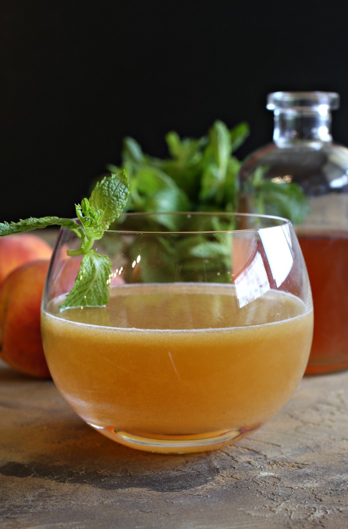 Hungry Couple: Bourbon Peach Shrub