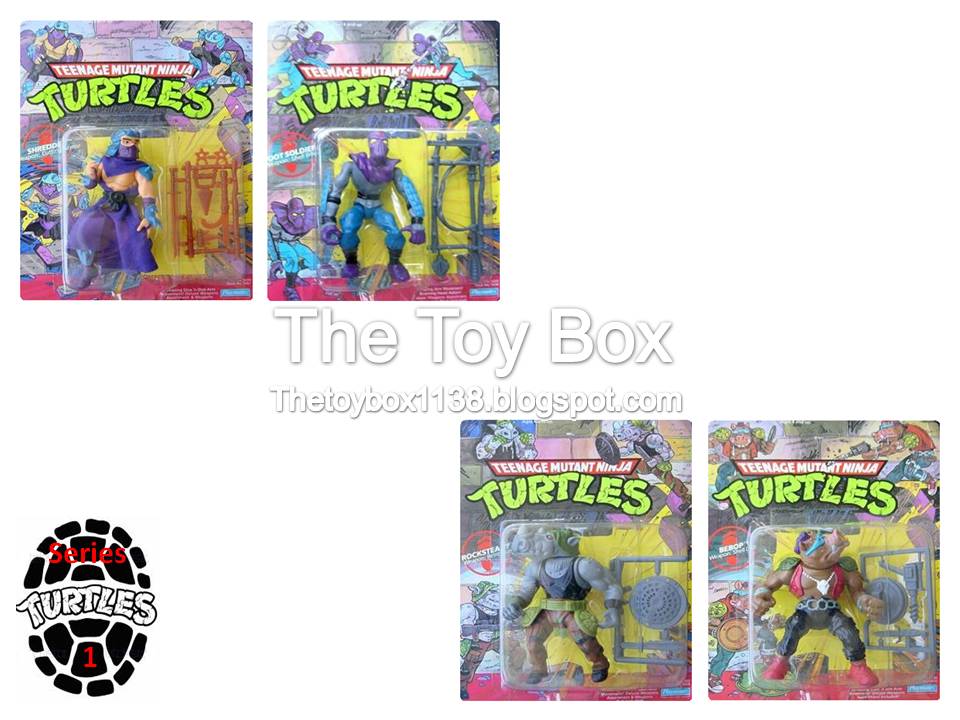 The Toy Box: Teenage Mutant Ninja Turtles: 1988 and 1989 (Playmates Toys)